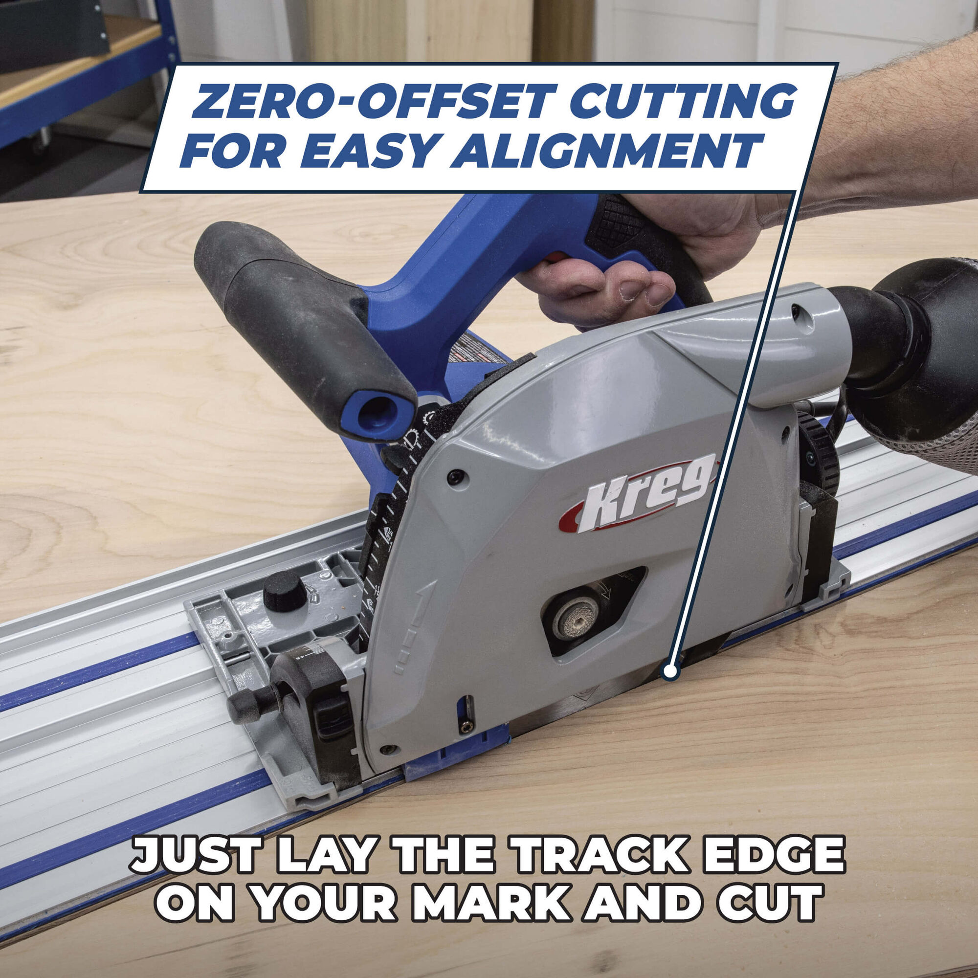 Adaptive Cutting System 62" Guide Track | Kreg Tool