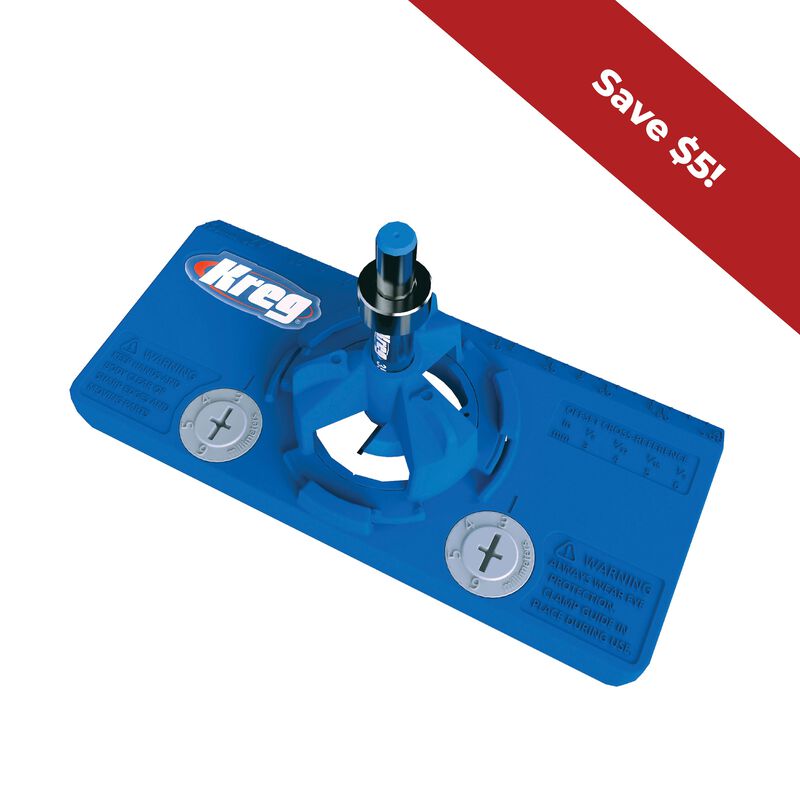 Cabinet Door Hinge Jig - Kreg Concealed Hinge Jig | KregTool.com ...
